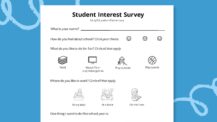 Student Interest Surveys: Free Download
