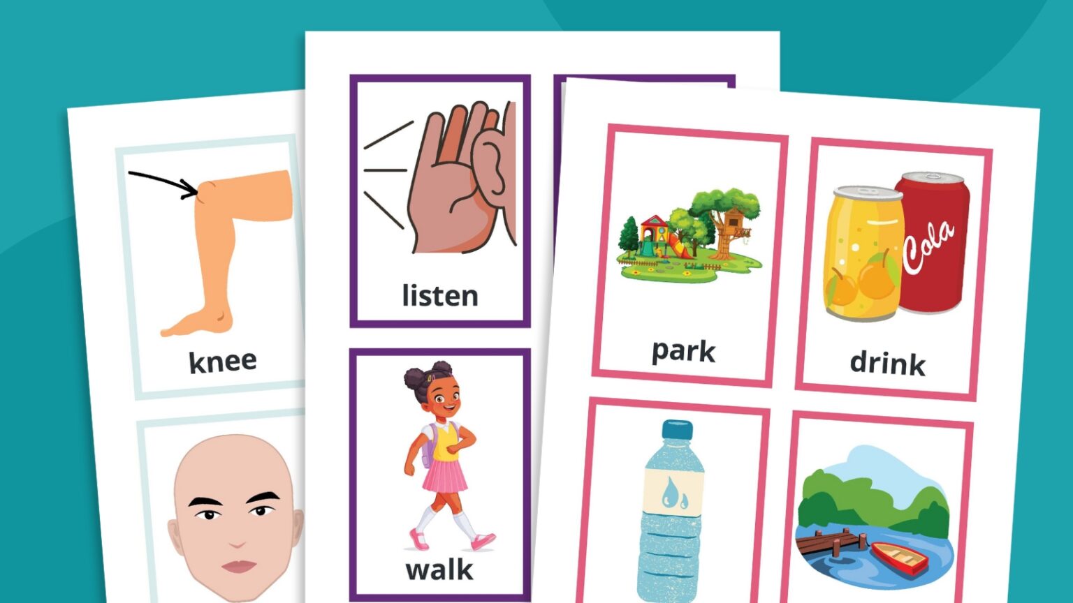 ESL Vocabulary Word Lists and Teaching Ideas (Free Printables)