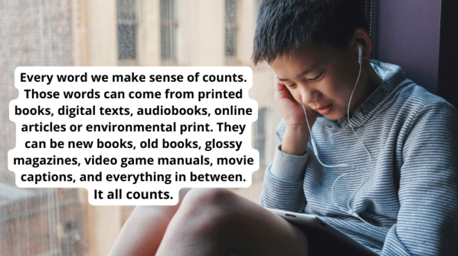 3 Reasons Why All Reading Counts (Yep. ALL Reading.)