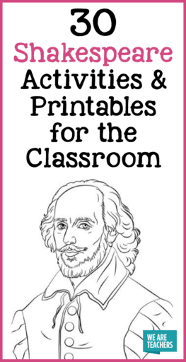 30 Shakespeare Activities and Printables for the Classroom