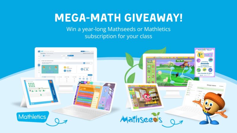 Mega Math Giveaway! Bring Mathseeds/Mathletics to Your Class