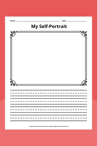 Free Printable Self-Portrait Paper Template Bundle