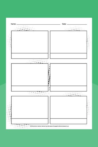 Free Printable Comic Strip Template Bundle - Honct.com