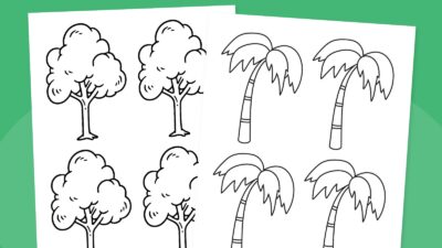 Free Tree Template Printable Bundle