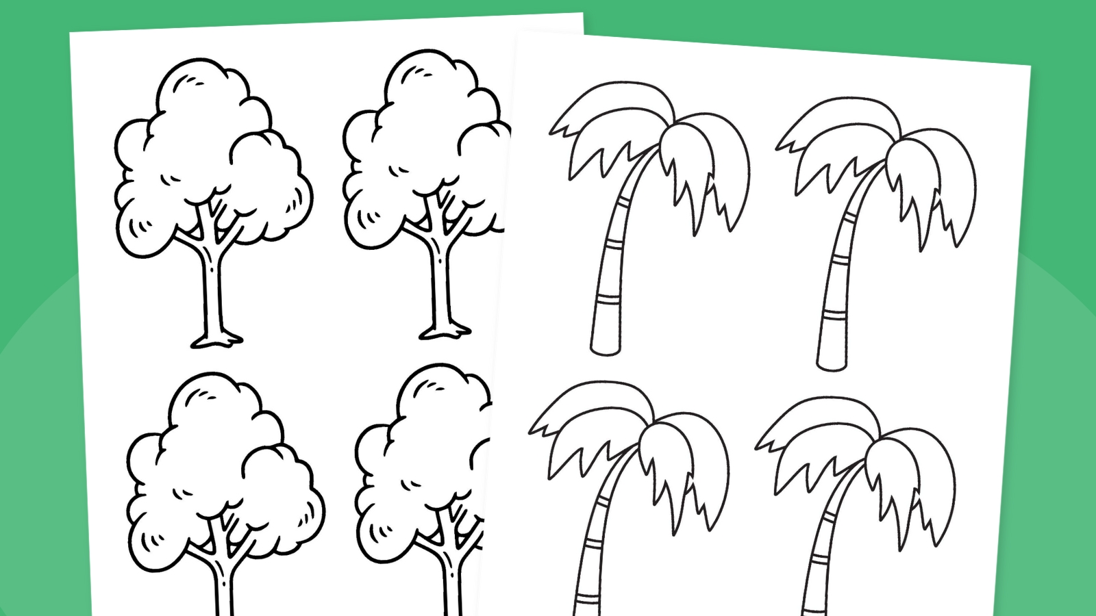 Free Tree Template Printable Bundle