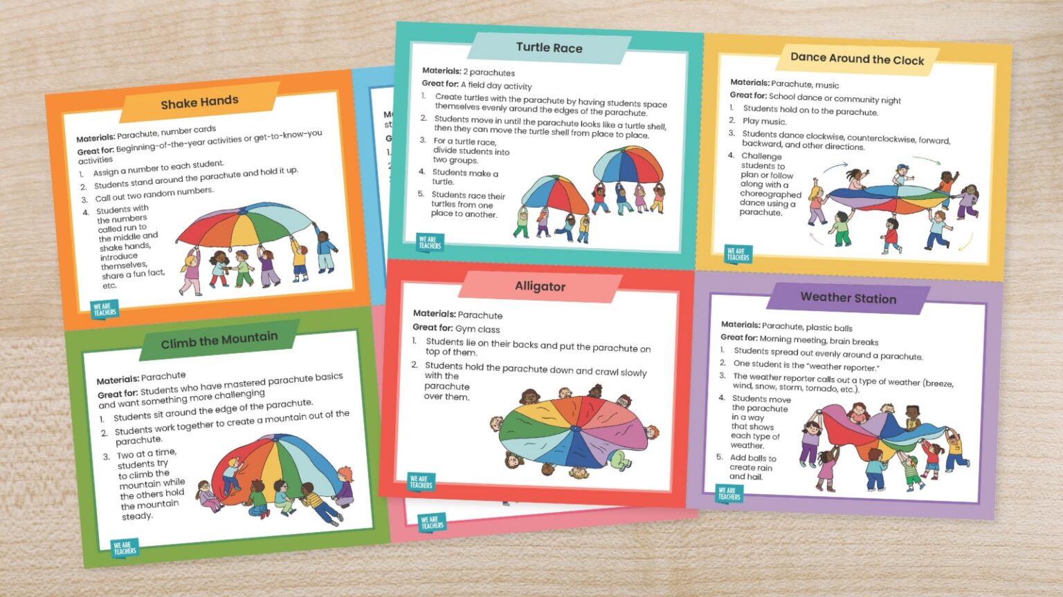 37 Parachute Games That Kids Will Really Grab Onto - Dvonee.com