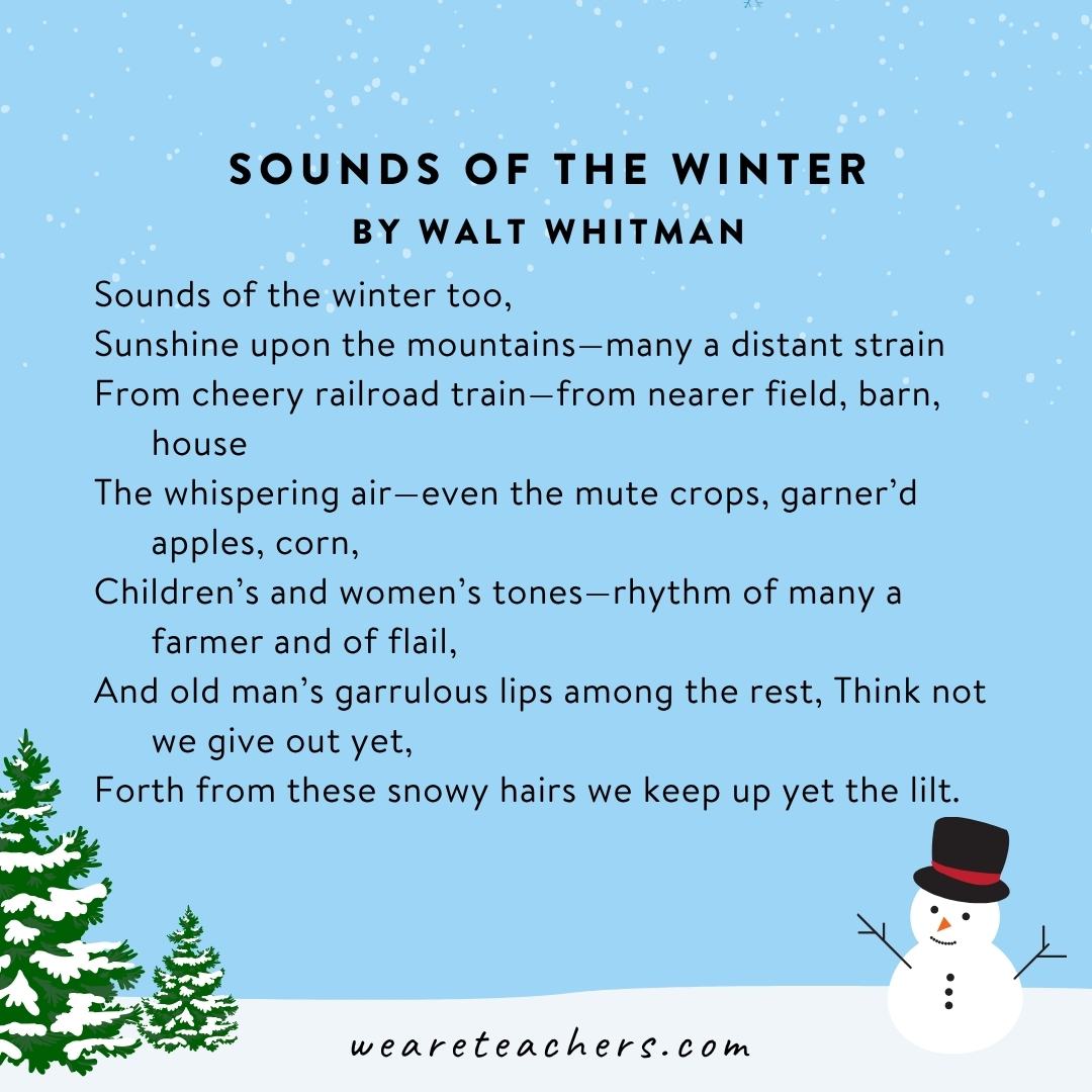 Winter Poems for Kids of All Ages