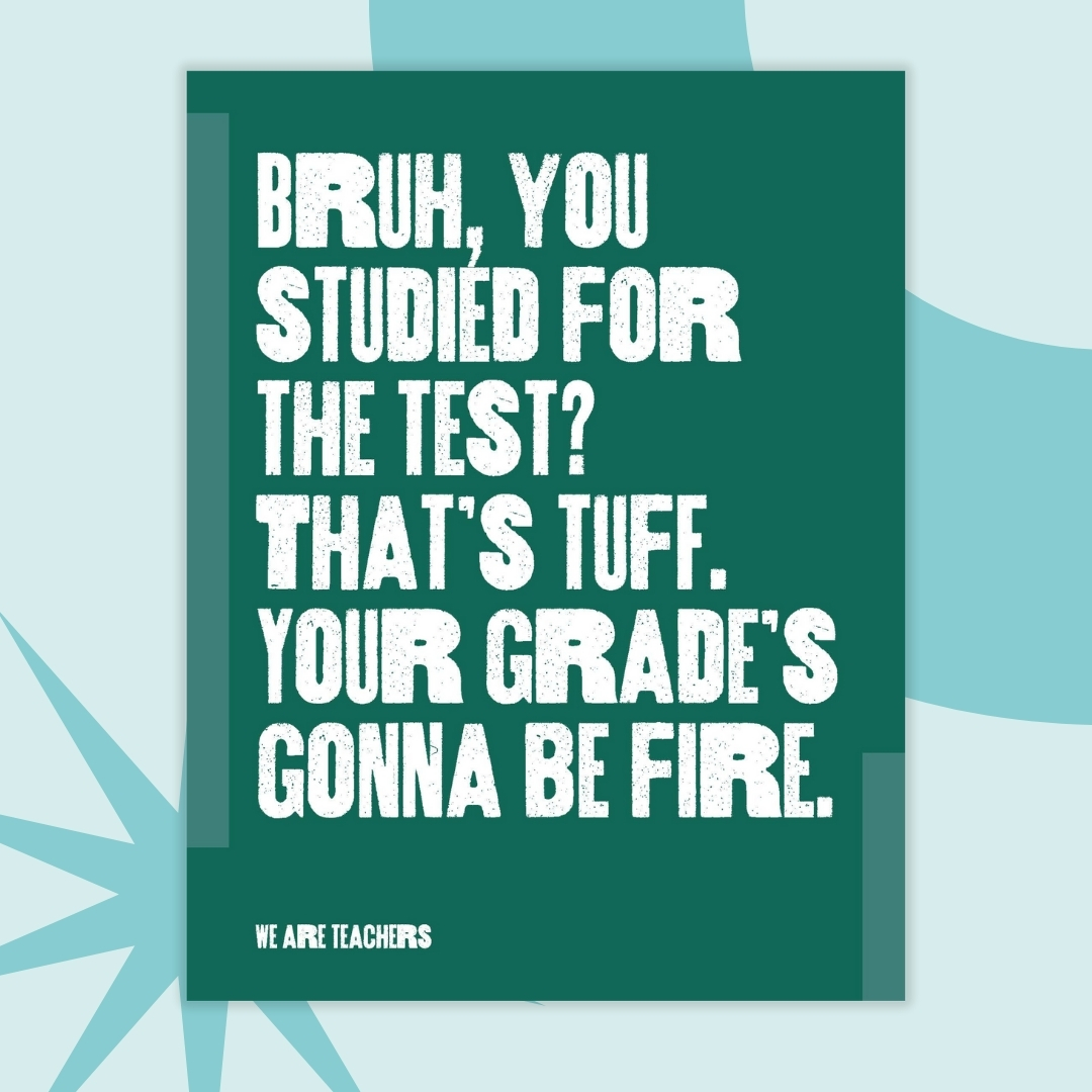 Free Printable Teen Slang Posters for Teachers - We Are Teachers