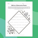 Diamante Poem Worksheets (Free Printable Bundle) - We Are Teachers