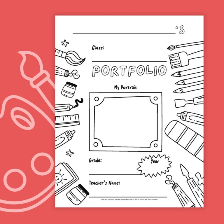 Free Art Portfolio Templates for Students