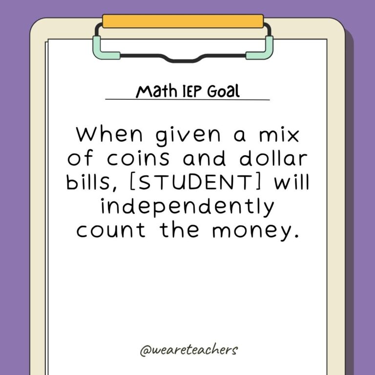 Free IEP Goal Bank With 175+ Goals & Printable Tracking Sheets