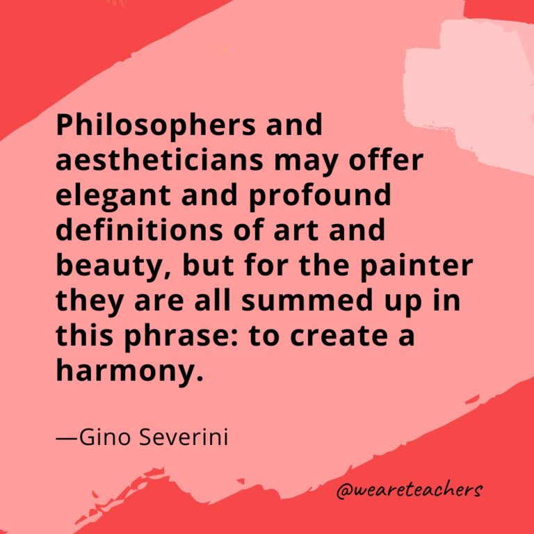 125 Inspirational Quotes About Art
