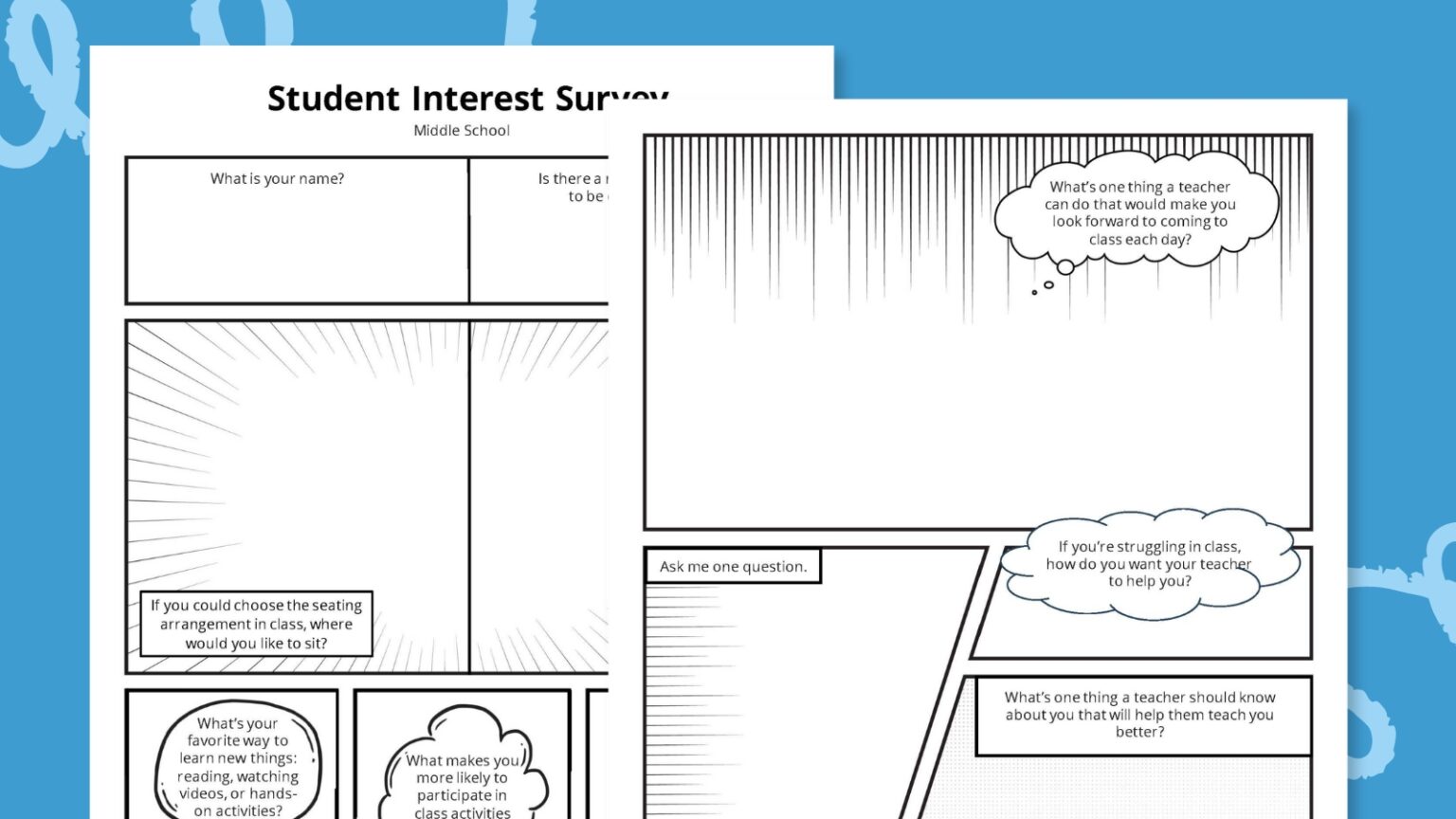 Student Interest Surveys: Free Download