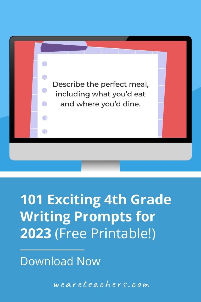 101 Engaging Fourth Grade Writing Prompts for 2023