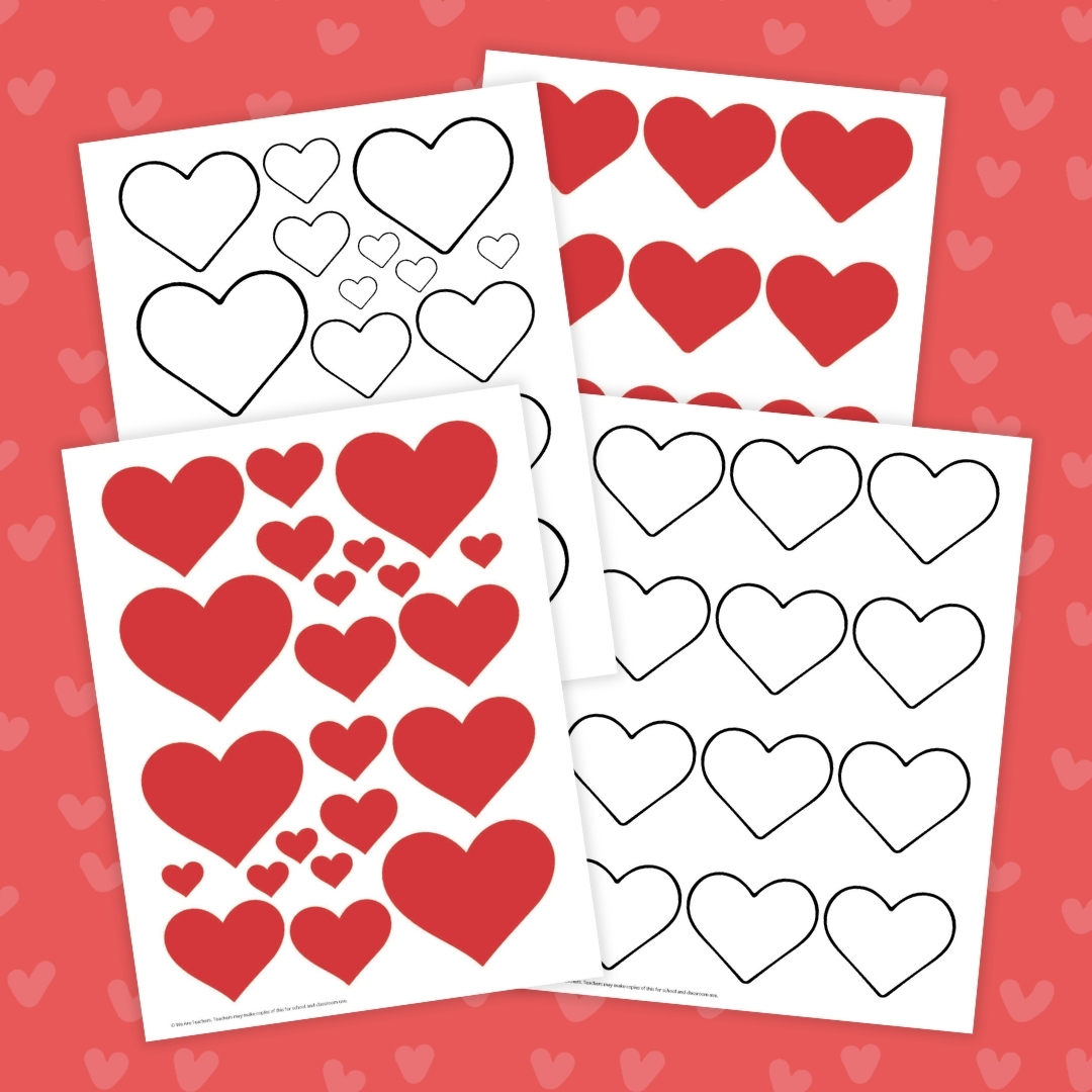 Free Printable Heart Bundle