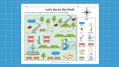 Map Skills Worksheets (Free Printable Bundle)