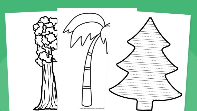 Free Tree Template Printable Bundle