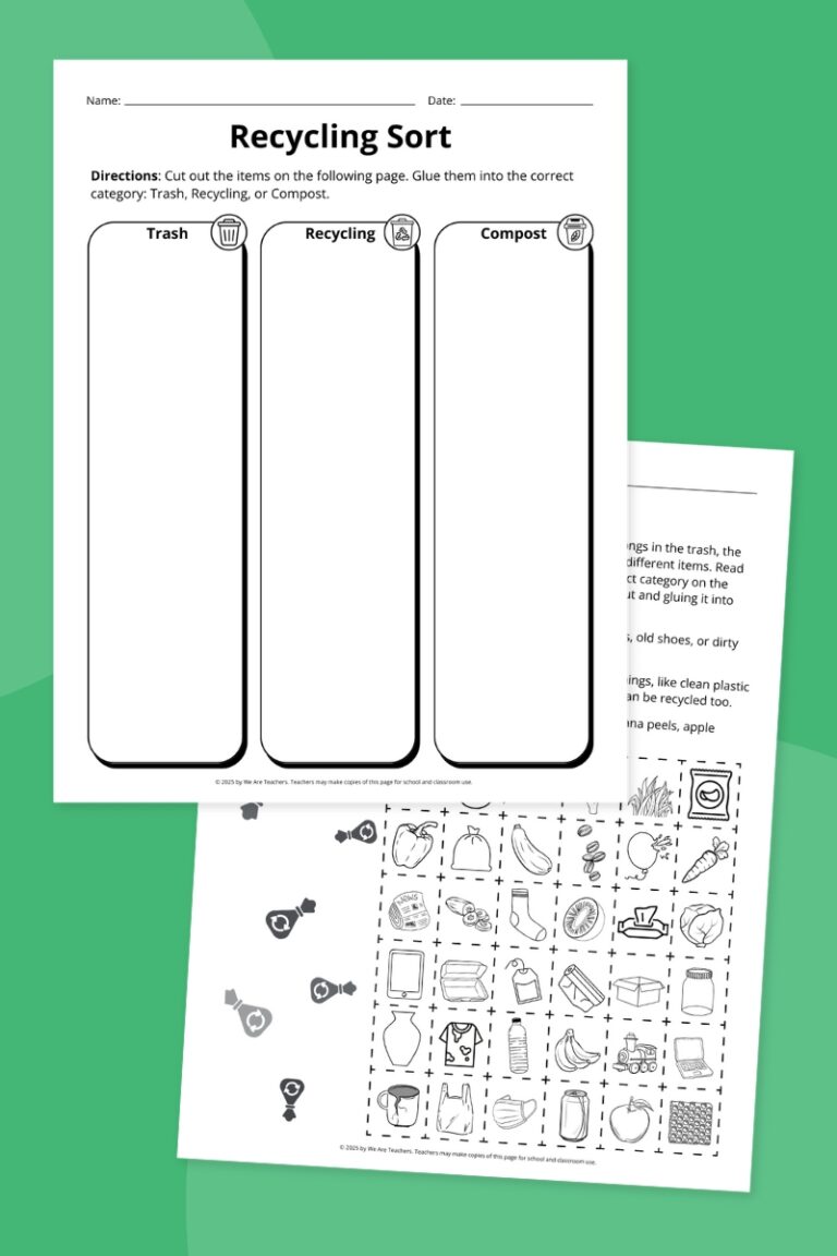 Free Printable Earth Day Worksheets