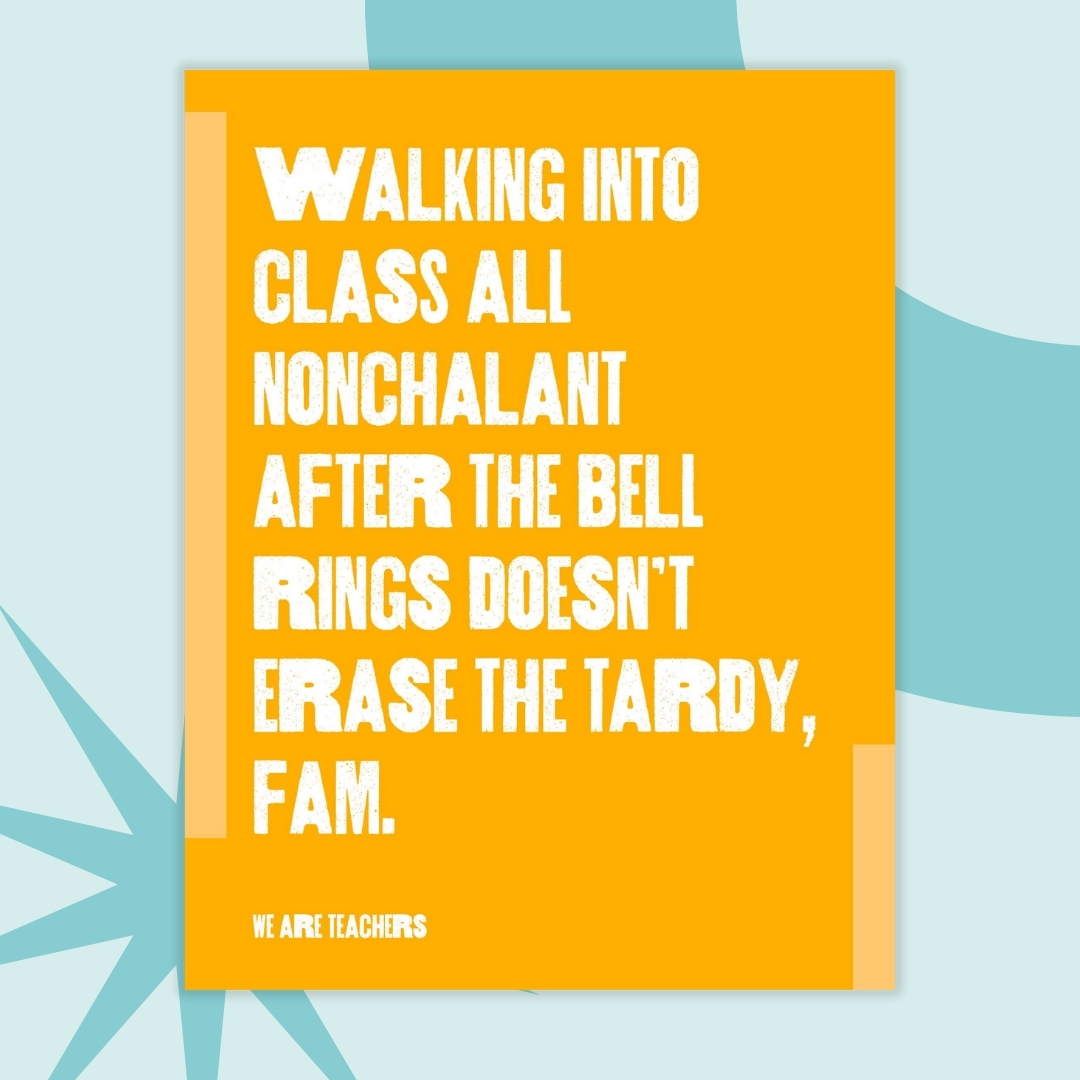 Free Printable Teen Slang Posters for Teachers - We Are Teachers