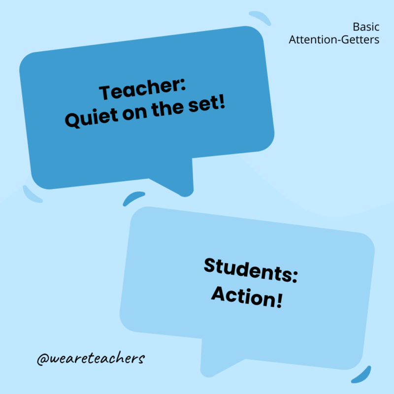 100 Attention-Getters for the Classroom: List and Free Posters - Honct.com