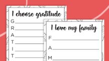 Gratitude Worksheets (Free Printables)