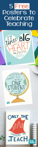 Free Inspirational Teaching Posters To Save and Print