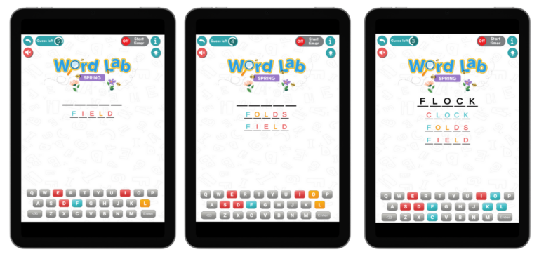 Word Lab is a new word game from We Are Teachers