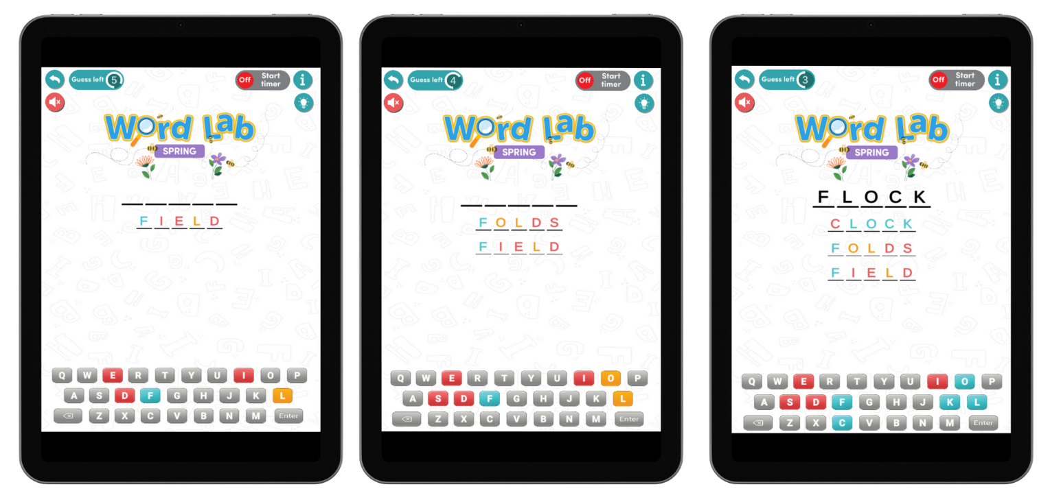 Word Lab is a new word game from We Are Teachers