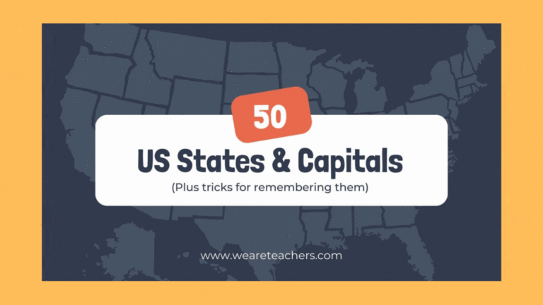 50 US States and Capitals (Plus Tricks for Remembering Them)
