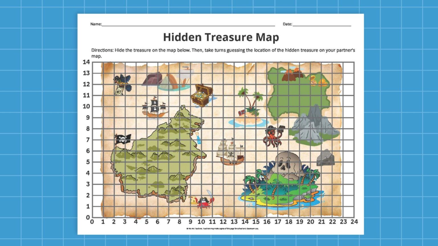 Map Skills Worksheets (Free Printable Bundle)