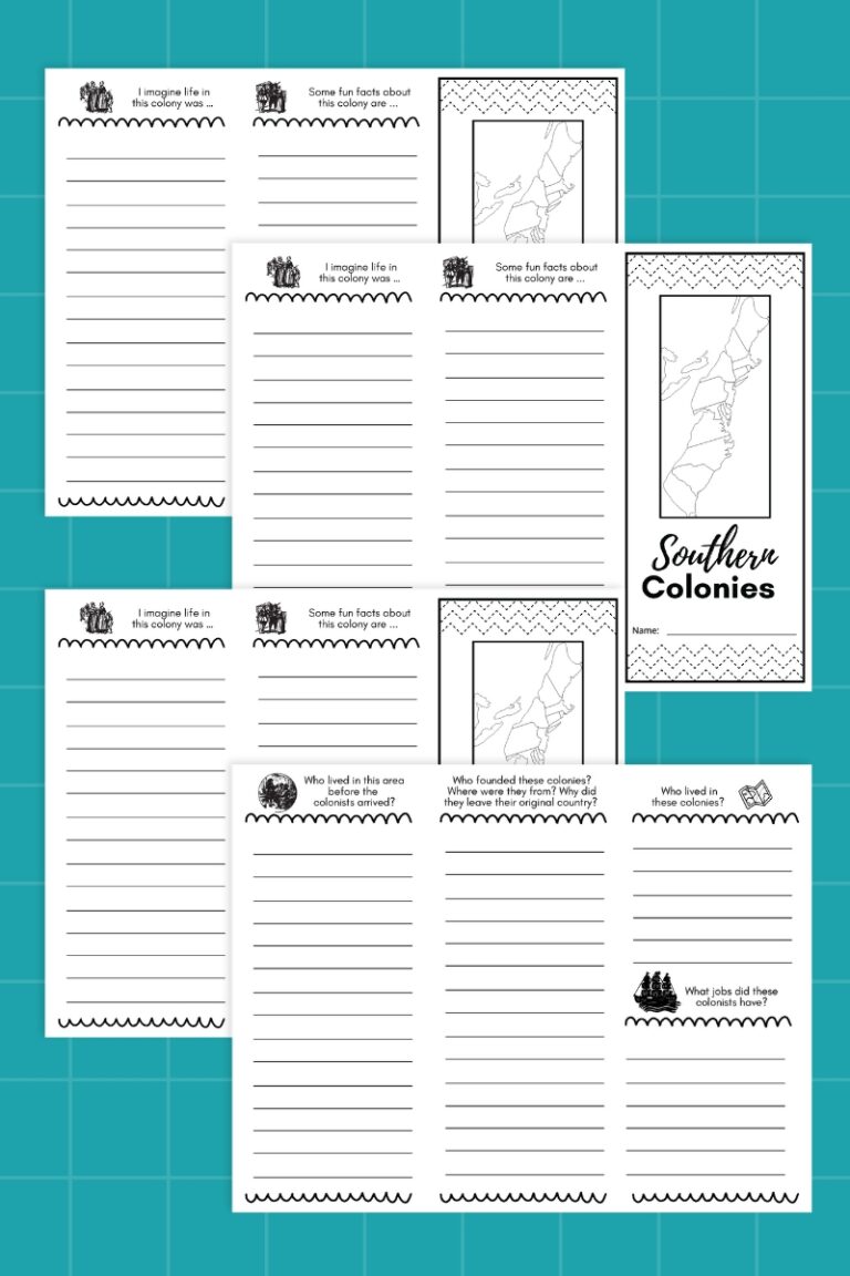 13 Original Colonies Map Bundle (Free Printable Worksheets)
