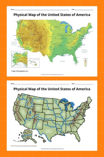 Free Printable Maps of the United States Bundle