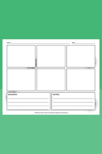 Free Printable Comic Strip Template Bundle