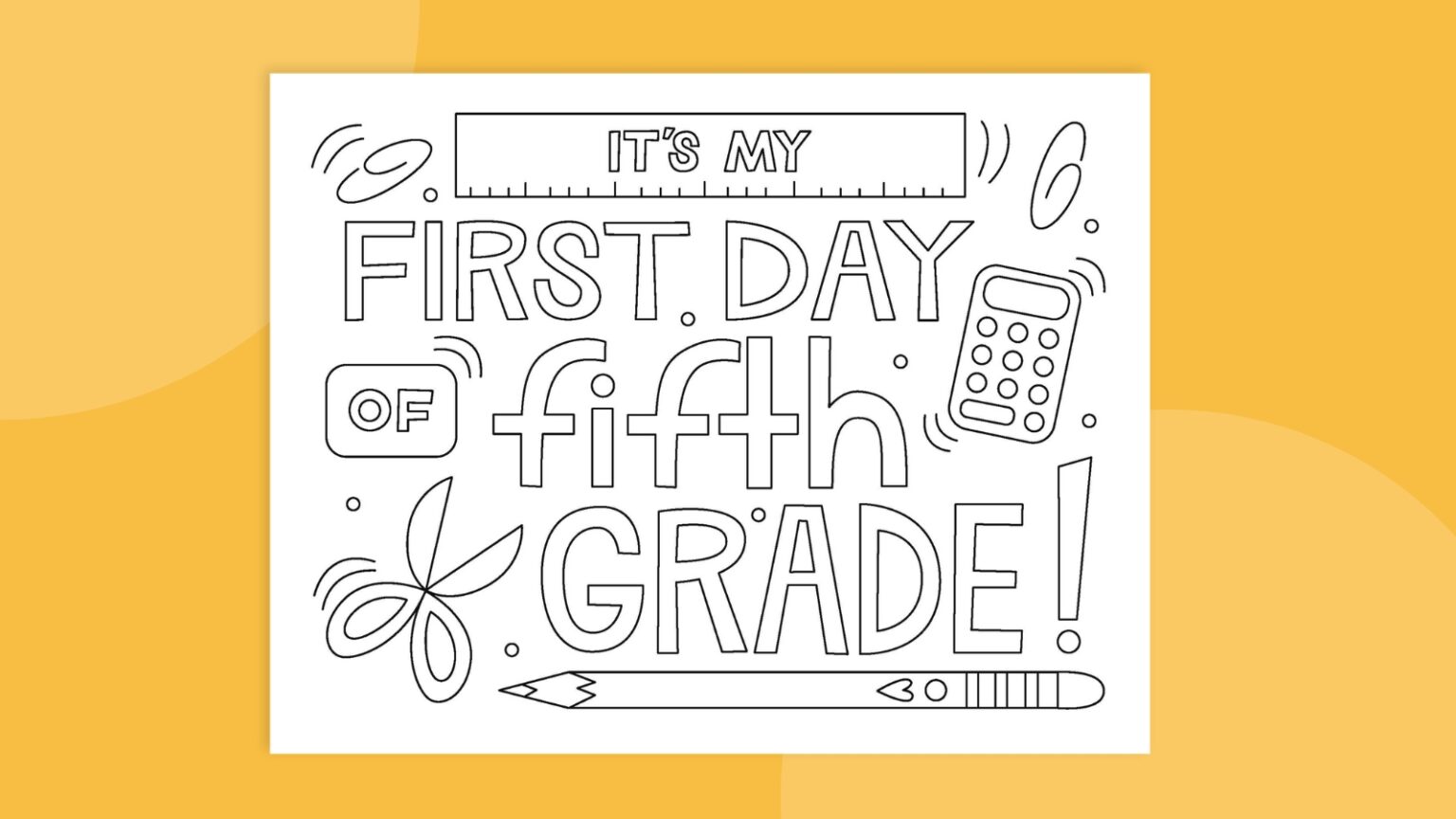 Fun First-Day-of-School Worksheets (Free Printables)