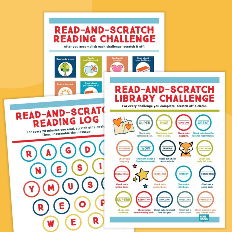 Free Printable Reading Activities & Worksheets