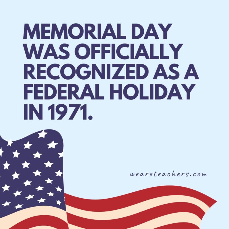 15 Memorial Day Facts to Share in the Classroom