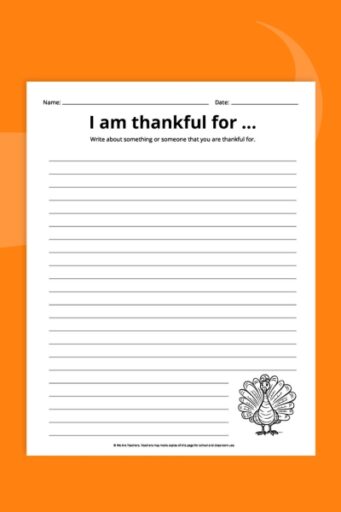 Free Thanksgiving Worksheets Bundle