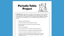 Printable Periodic Table: Free Worksheet Bundle