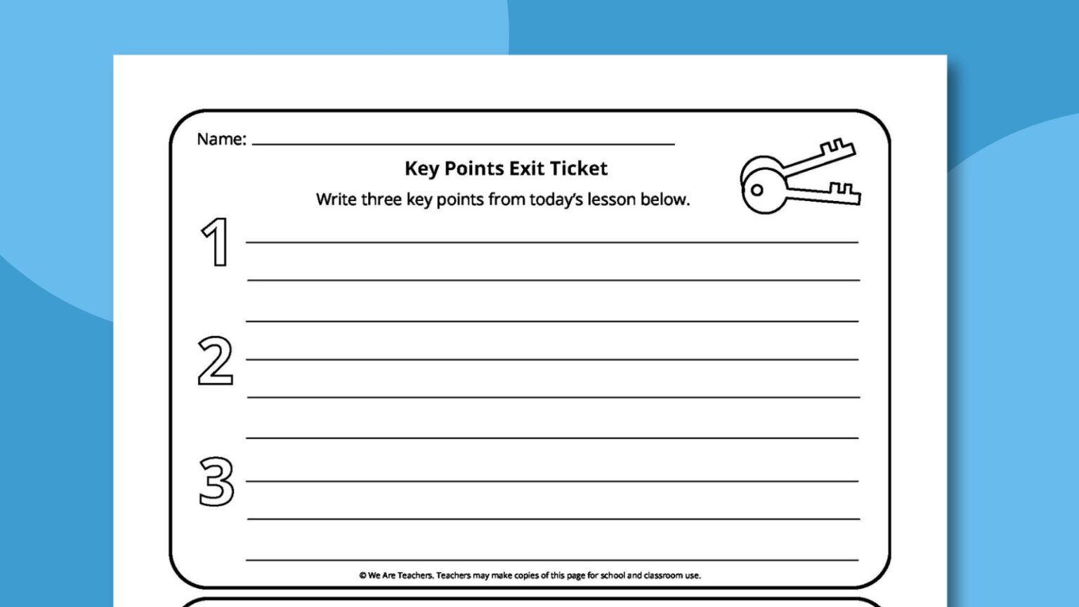 Free Printable Exit Ticket Template Bundle (8 Fun Options)