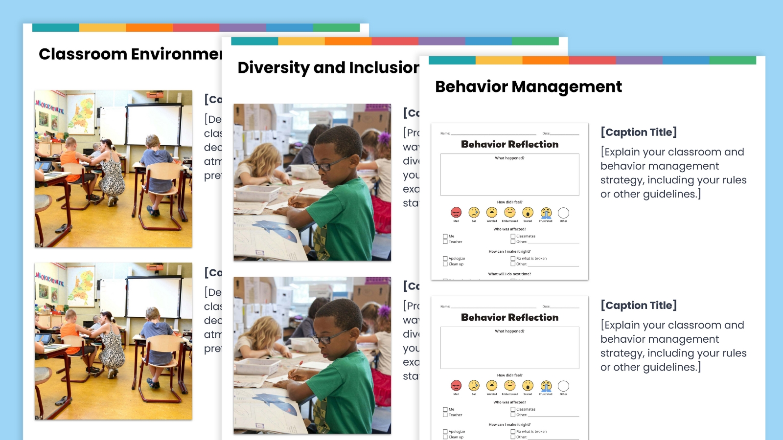 How To Create a Teaching Portfolio (Examples & Free Templates) - Honct.com