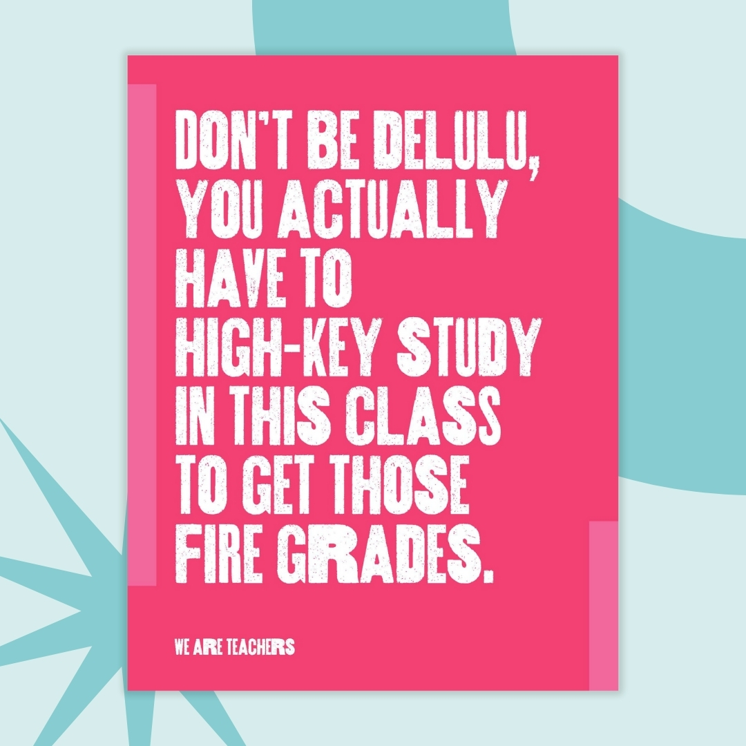 Free Printable Teen Slang Posters for Teachers - We Are Teachers
