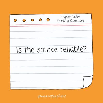 70 Higher-Order Thinking Questions and Stems (Free Printable)