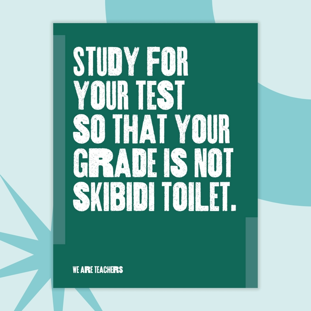 Free Printable Teen Slang Posters for Teachers - We Are Teachers