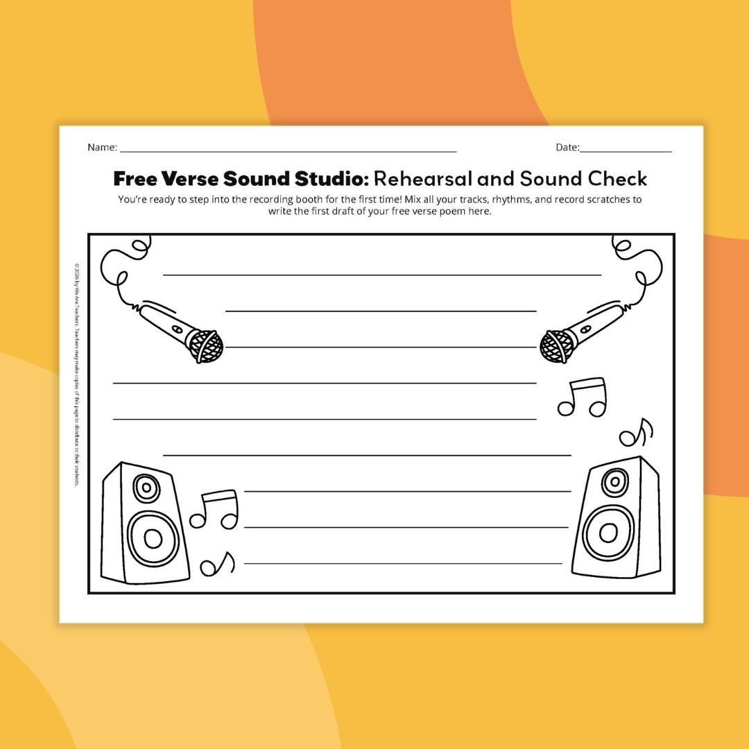 Free Verse Template Bundle: Step Into the Sound Studio!