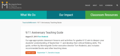 23 Websites and Books To Teach Kids About 9/11 - We Are Teachers