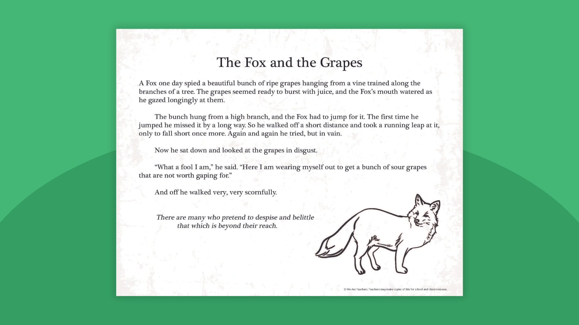 35 Best Aesop's Fables (Free Printables) - Honct.com