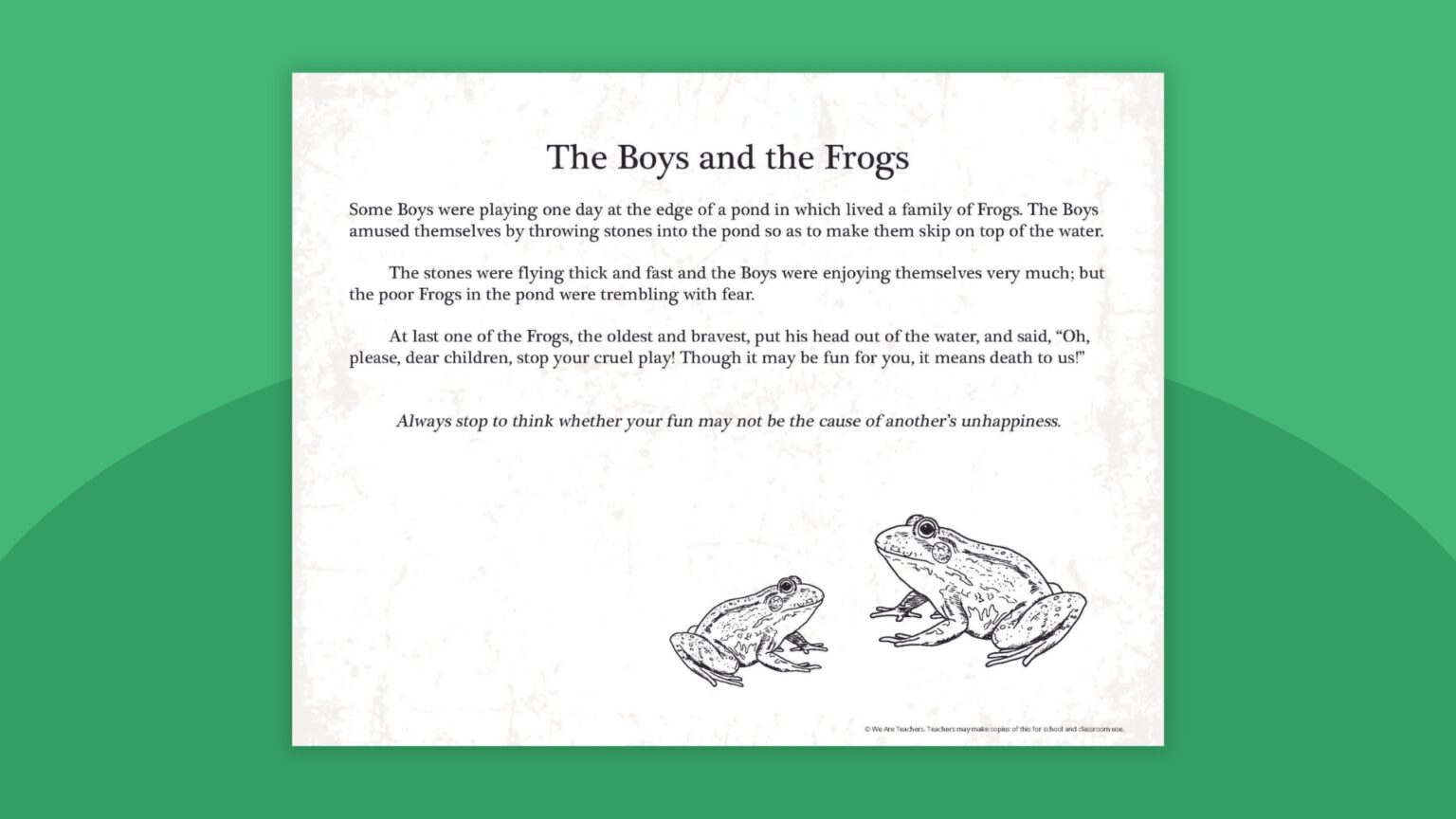 35 Best Aesop's Fables (Free Printables)