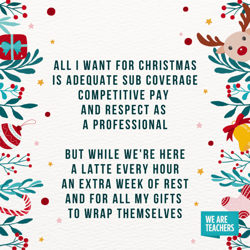 Honest Holiday Cards for Teachers - For When Hallmark Doesn't Cut It