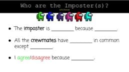 Who’s the Impostor? 7 Ways to Use Among Us in the Classroom