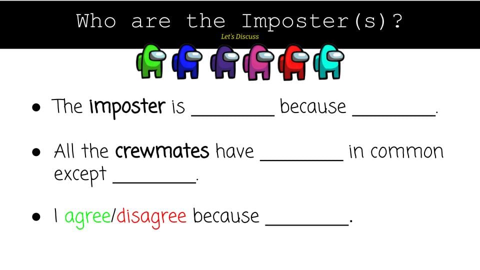 Who’s the Impostor? 7 Ways to Use Among Us in the Classroom
